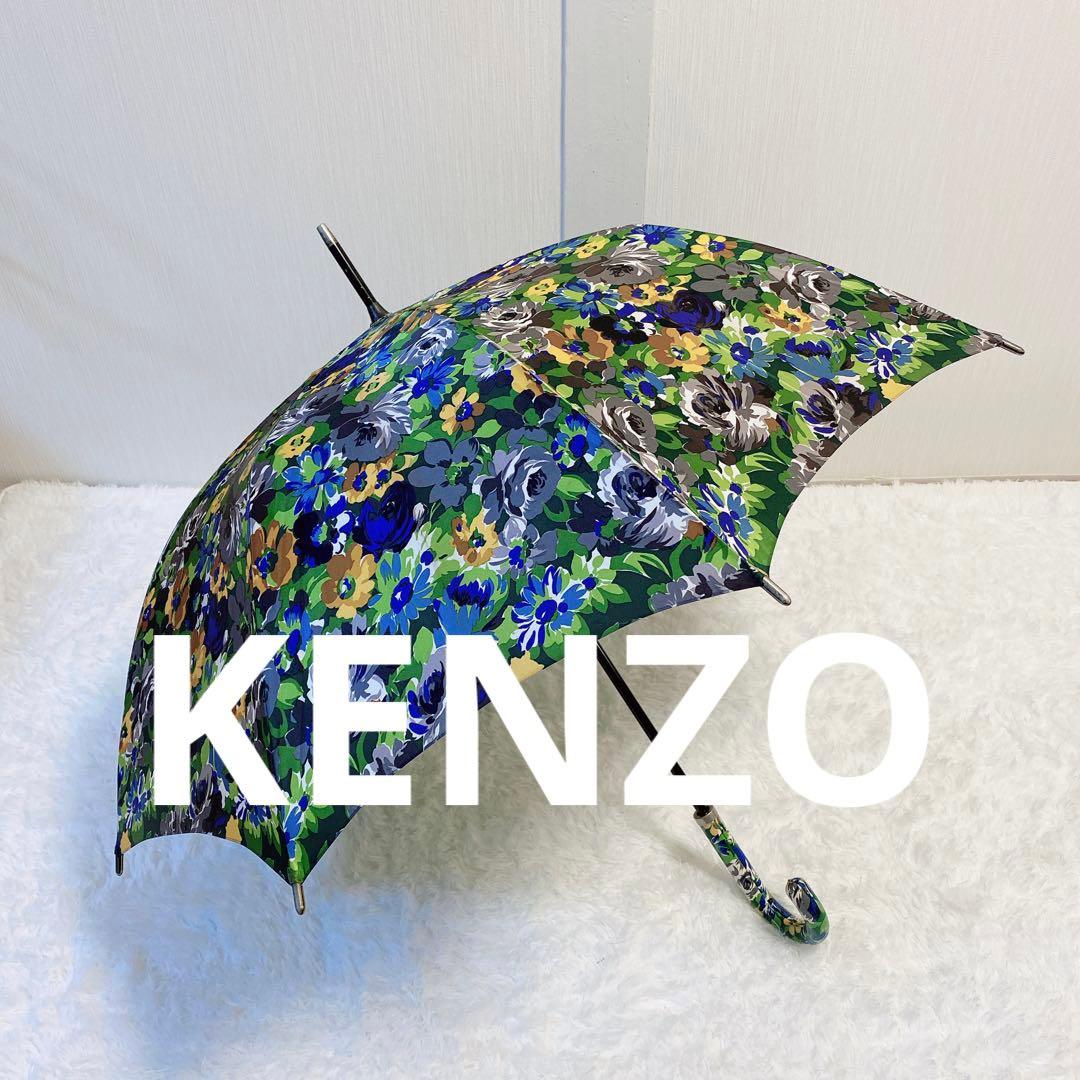 希少 KENZO ケンゾー 長傘 ビンテージ 花柄 総柄,|品牌|价格|图片_乐淘